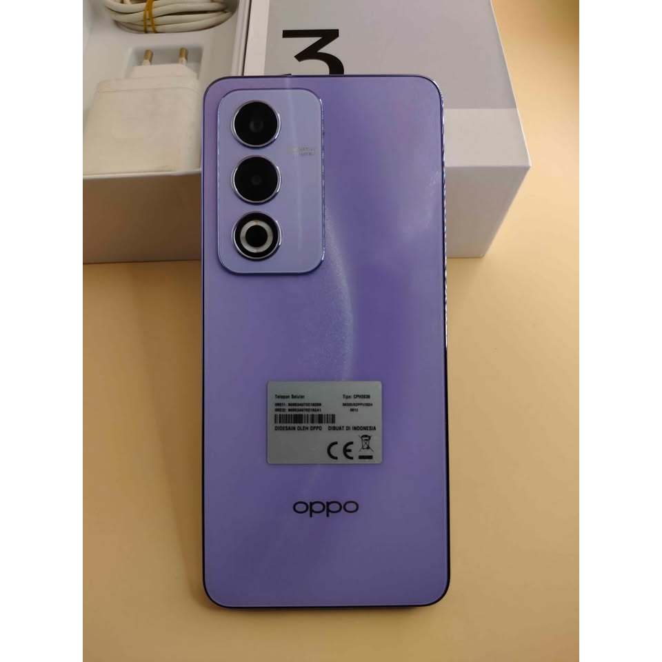 Jual OPPO A3 Pro 5G 8/256GB Ungu Fulset Original Garansi Panjang ...