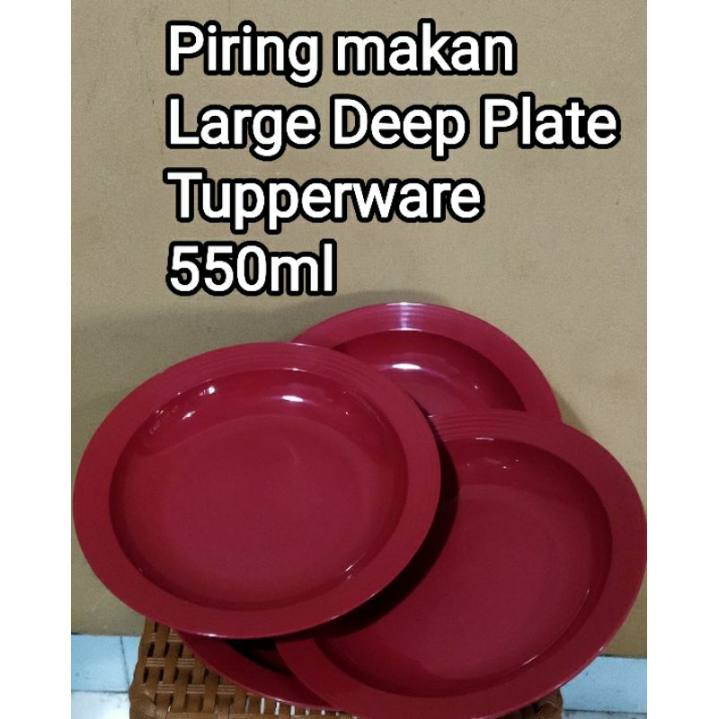 Jual Piring makan dewasa 1pcs Tupperware baru | Shopee Indonesia