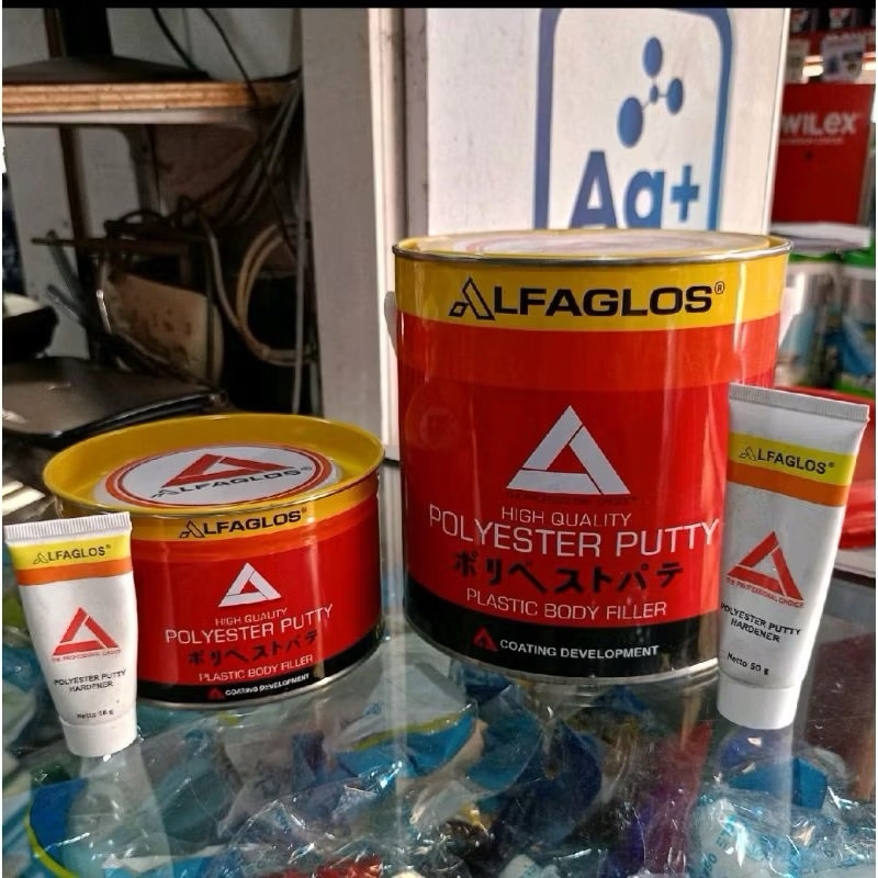 Jual Alfagloss Putty Polyester Dempul Besi Alumunium Plamir / Dempul Besi & Kayu - 1Kg & 3Kg ...