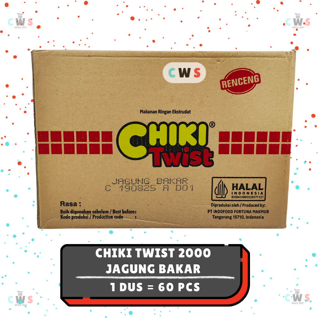Jual CHIKI TWIST Makanan Ringan Rasa Jagung Bakar | Spicy Roasted Corn ...