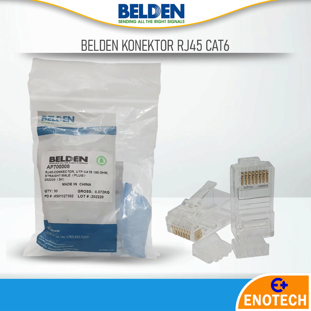 Jual Belden Konektor Rj45 Cat6 | Shopee Indonesia