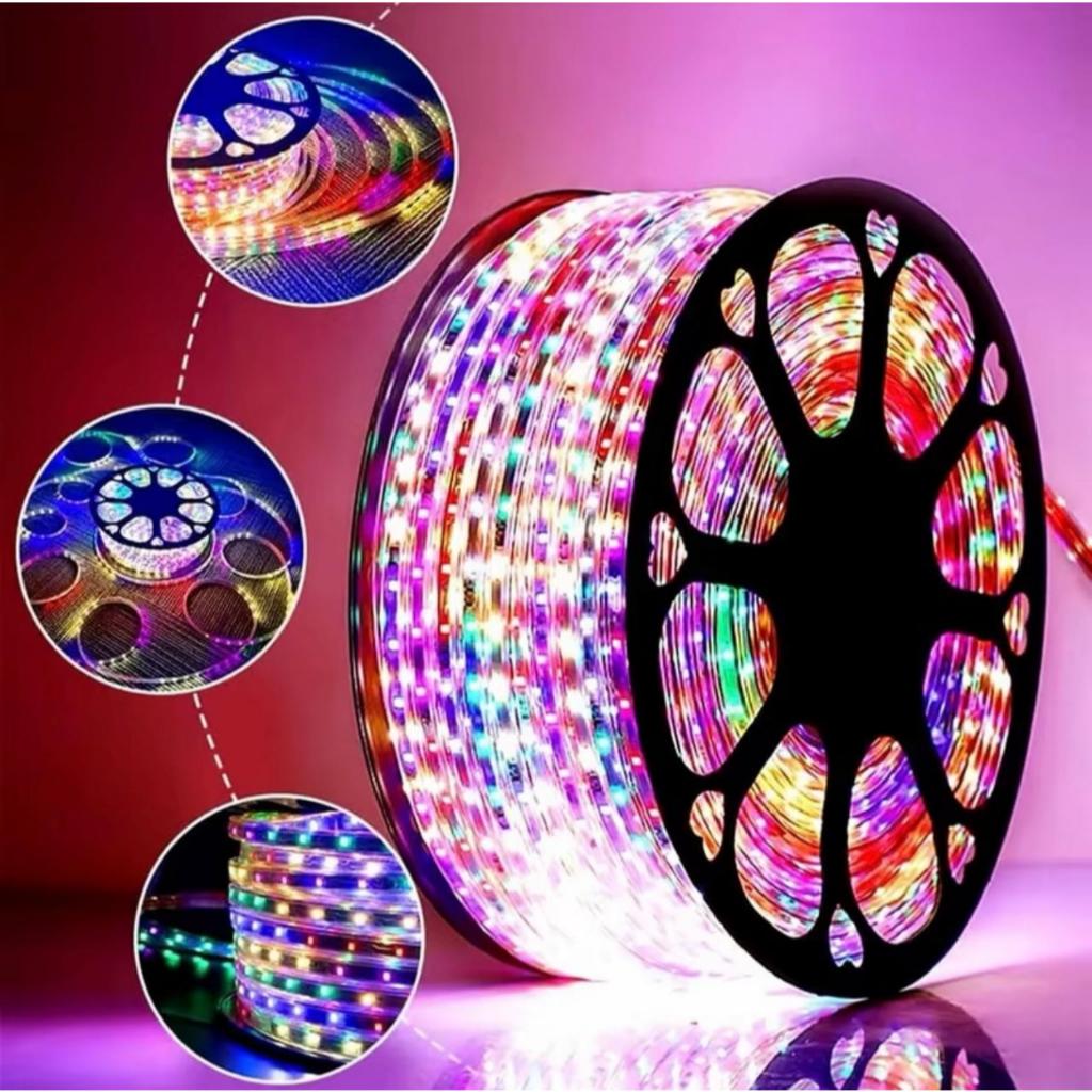 Jual Lampu LED STRIP SELANG 2835 /220V Outdoor RGB/Led Strip Warna ...