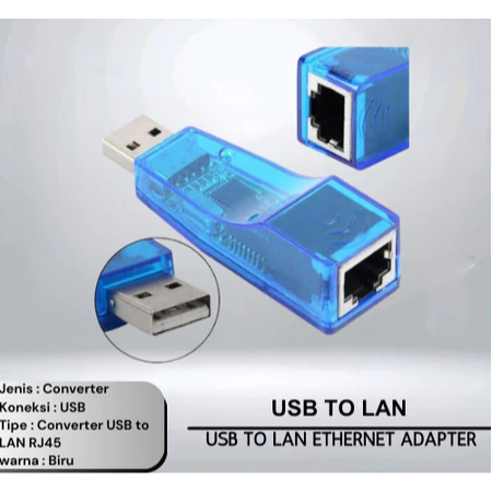 Jual USB to LAN - USB Ethernet Adapter | Shopee Indonesia
