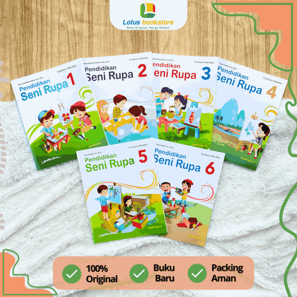 Jual Pendidikan Seni Rupa (Revisi) SD Kelas 1 2 3 4 5 6 - Kurikulum Merdeka - Penerbit ...