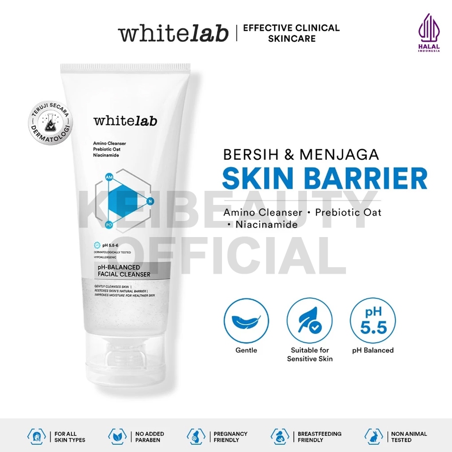 Jual KEIBEAUTY - Whitelab PH Balanced Facial Cleanser | Sabun Cuci Muka ...