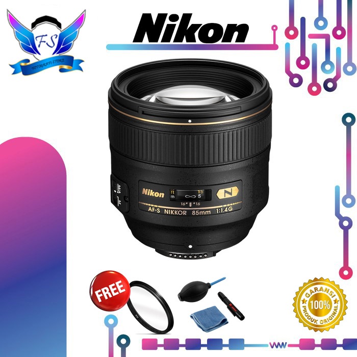 Jual LENSA NIKON AF-S 85MM F1.4G NANO / Nikkor 85mm F1.4 G Nano ...