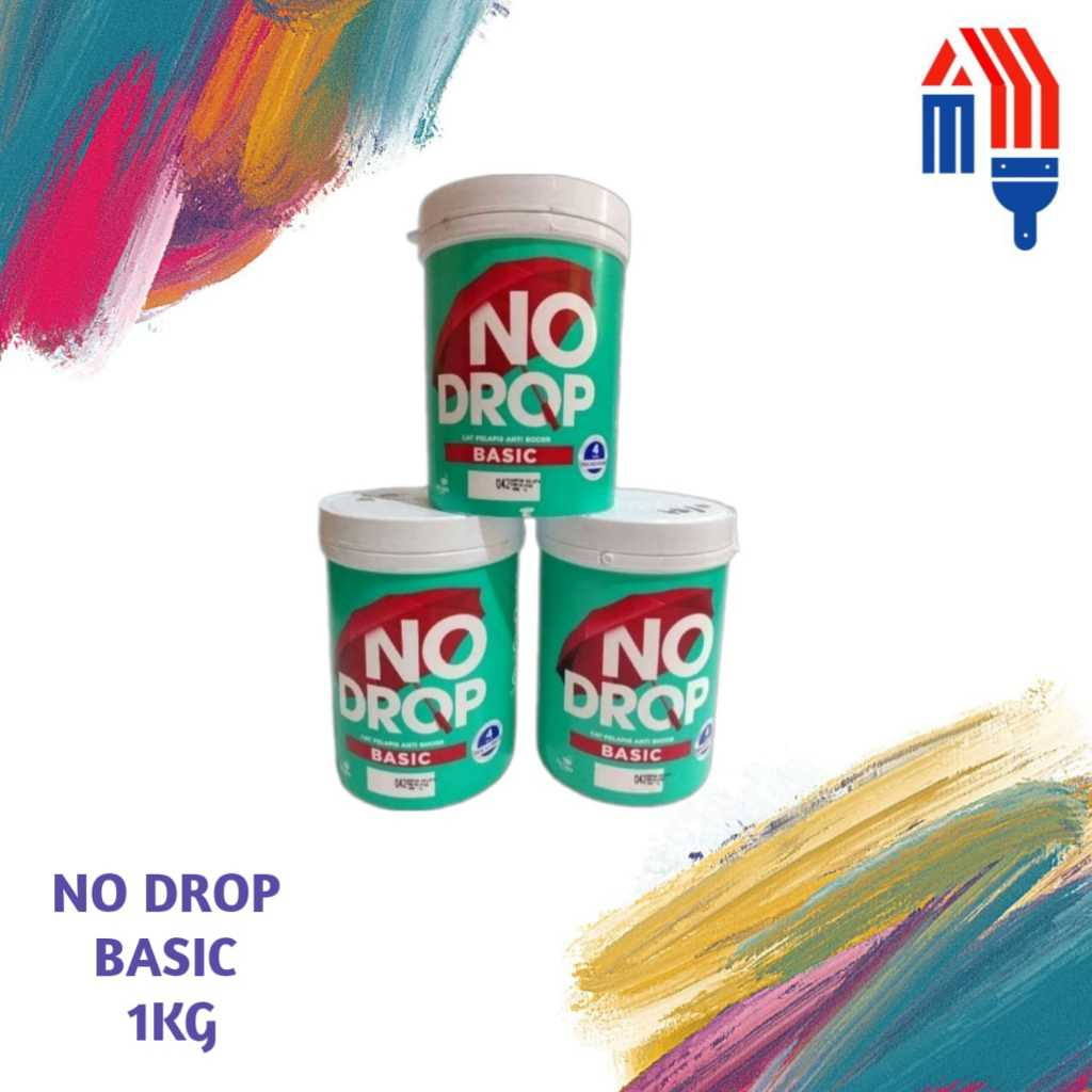Jual NO DROP BASIC 1 KG / CAT TEMBOK PELAPIS ANTI BOCOR NODROP 1KG/4KG | Shopee Indonesia