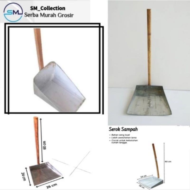 Jual Serok sampah/Serok seng/Pengki seng/Serokan seng/Serok serbaguna ...