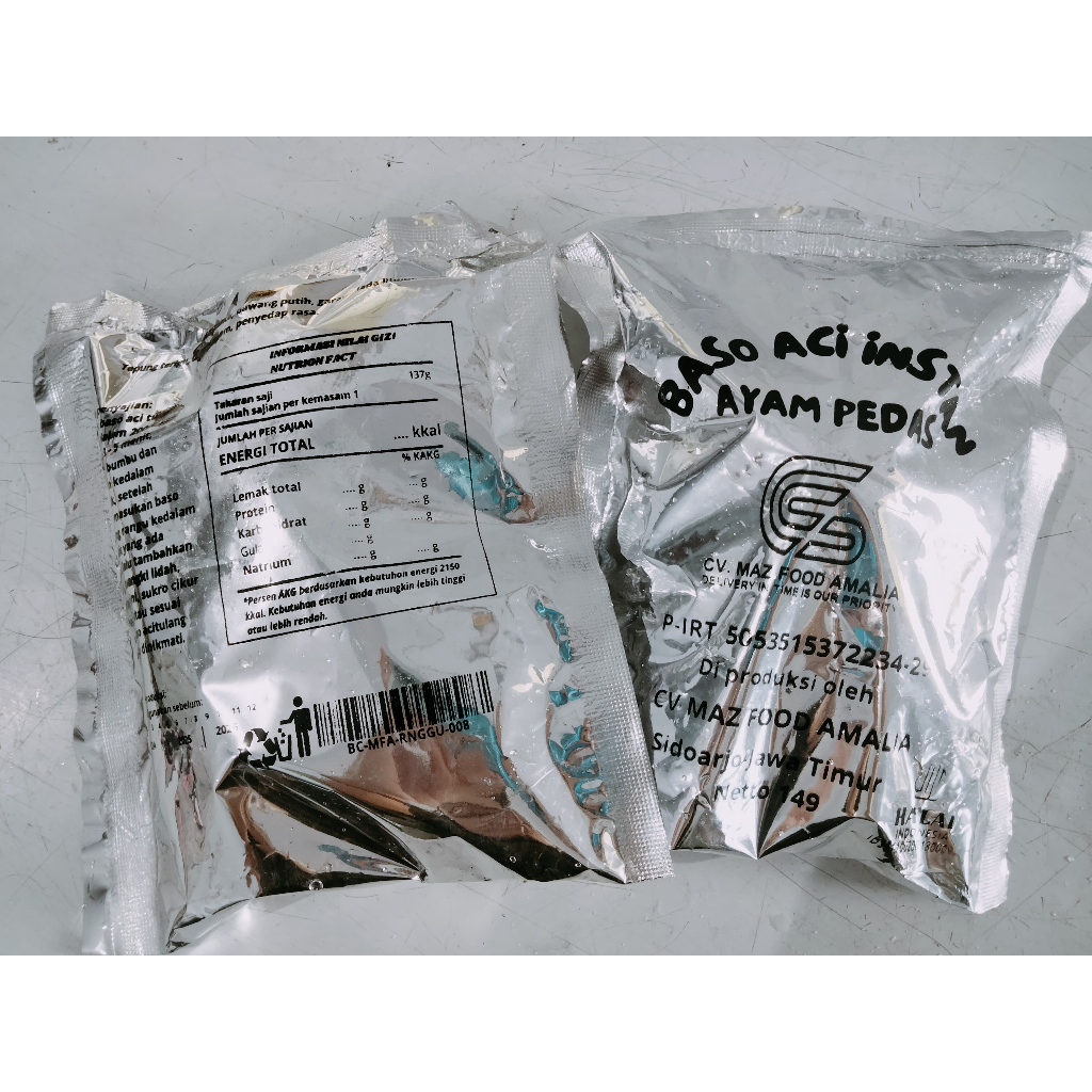 Jual PAKET 10 PACK BASO ACI INSTAN AYAM SUWIR PEDAS MAZFOOD HOMEMADE ...