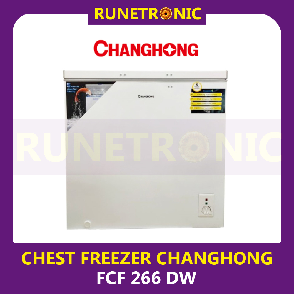 Jual CHEST FREEZER / FREEZER BOX CHANGHONG 210 Liter LEMARI PEMBEKU ...