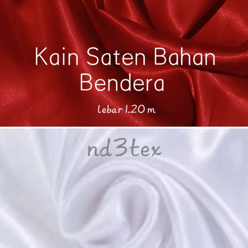 Jual Bahan Bendera Kain Saten meteran Lebar 1,20 m | Shopee Indonesia