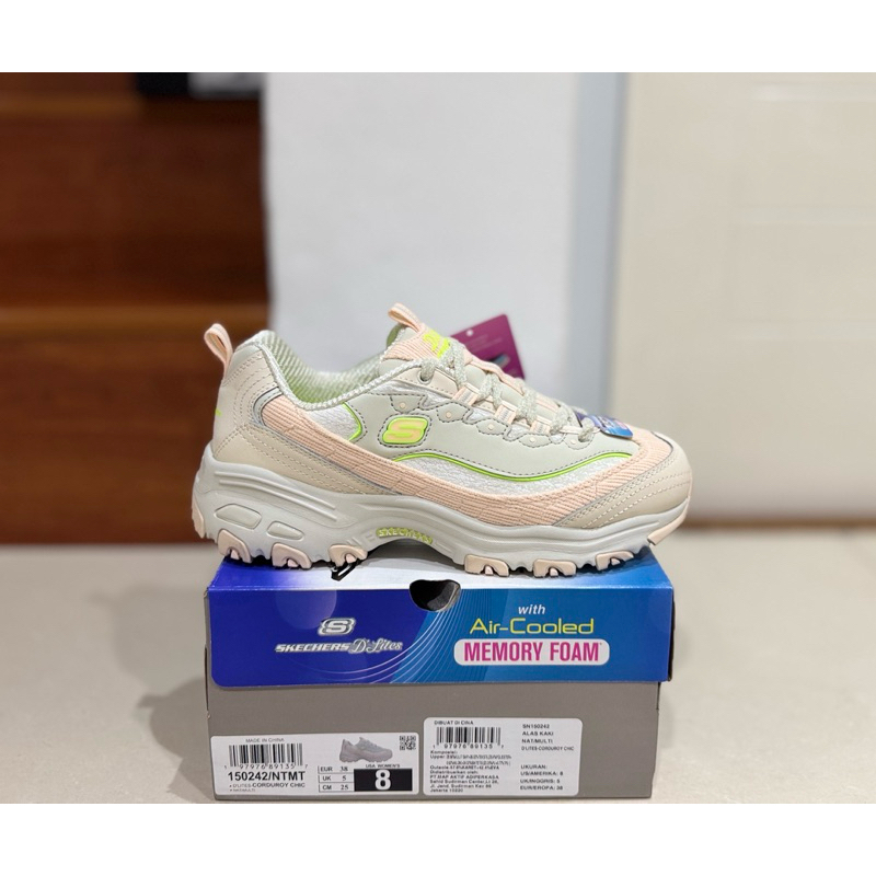 Jual SKECHERS DLITES 150242/NTMT SIZE 37 | Shopee Indonesia