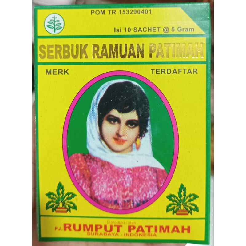Jual Jamu Rumput Fatimah Asli Original Kemasan dos isi 10 sachet ...