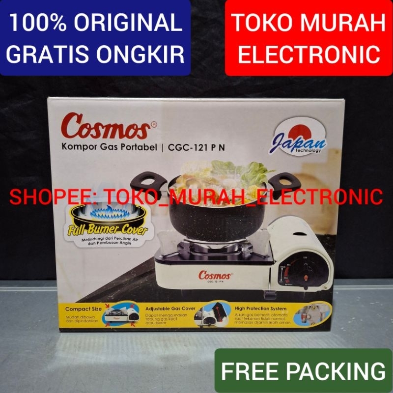 Jual TME - Kompor Portable Gas Cosmos Mini Portable Gas Cooker CGC-121P ...