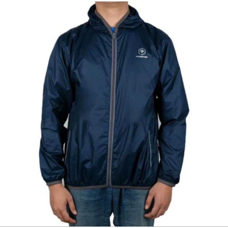 Jual Jaket Running Hoody Forester Hitam Original | Shopee Indonesia