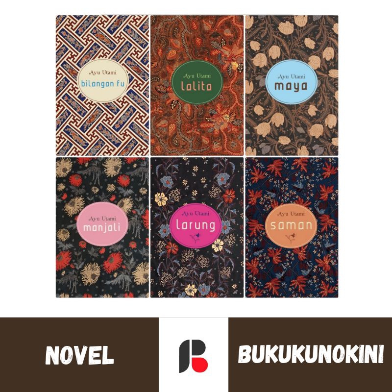 Jual (Original, Segel) Novel Karya Ayu Utami - Bilangan Fu; Maya ...