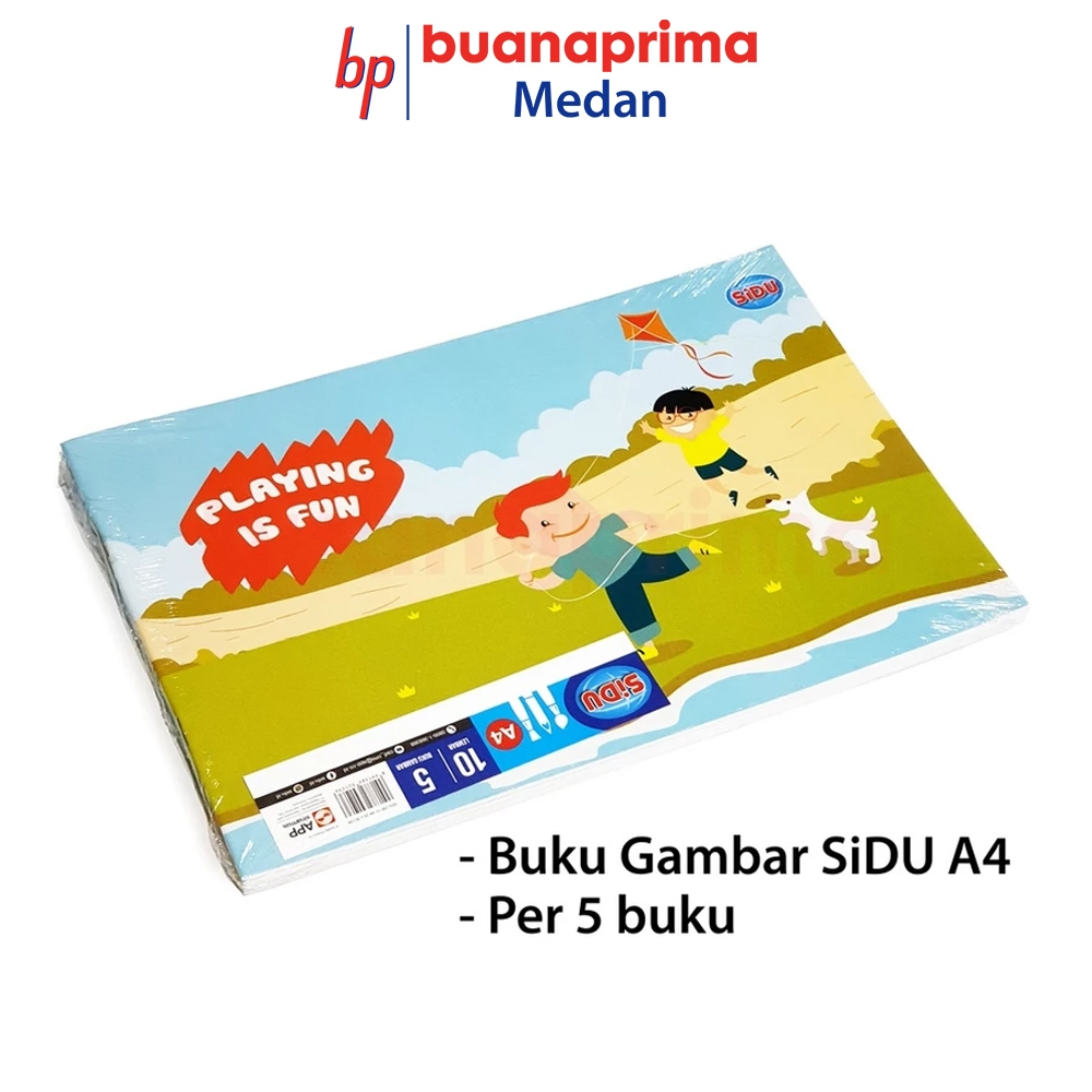 Jual Buku GAMBAR SIDU A4 isi 5 Buku Menggambar Drawing Book Paper ...