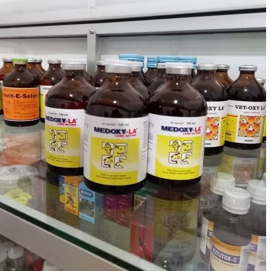 Jual Medoxy LA anti biotik hewan obat mastitis atau obat pembengkakan ...
