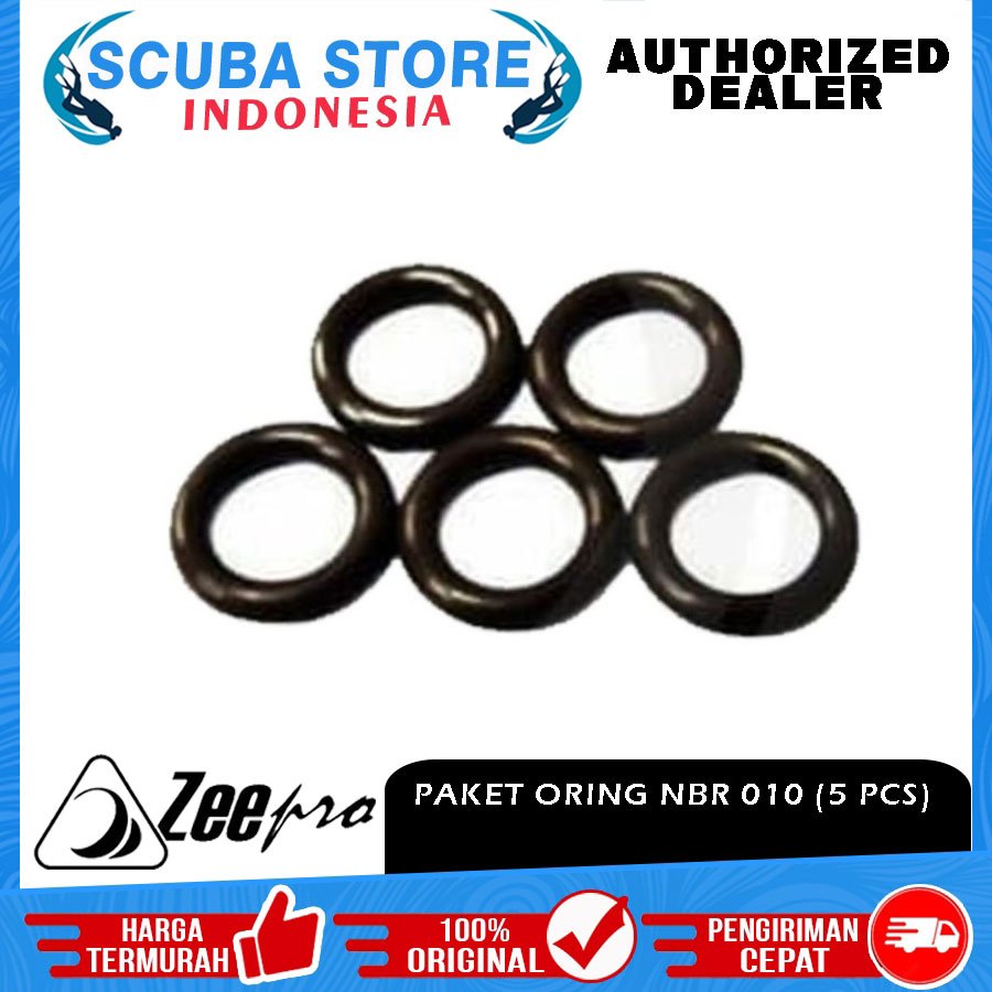 Jual Paket NBR Oring Zeepro 5pcs Spare Part Tank Kepala Tabung Stem ...