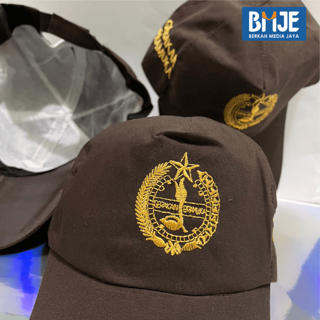 Jual Topi Gerakan Pramuka Bordir Depan, kanan Kiri, Perekat | Shopee ...