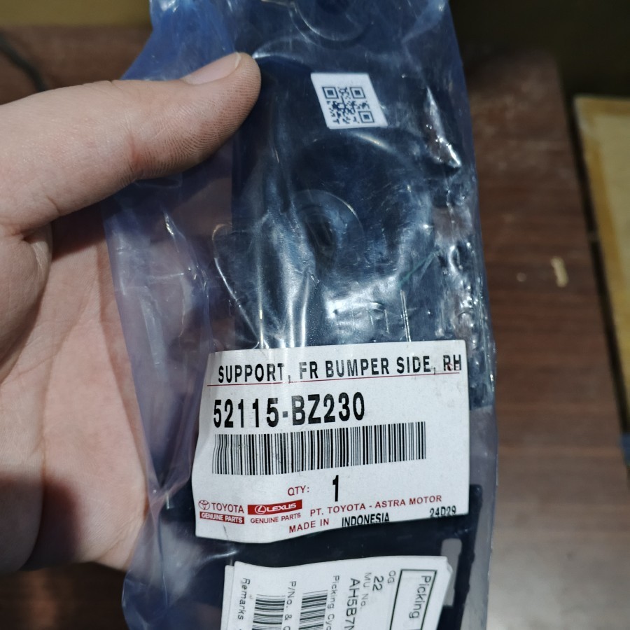 Jual Breket Bumper FR RH Raize 52115-BZ230 | Shopee Indonesia
