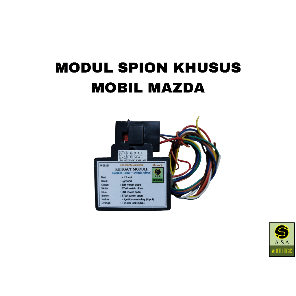 Jual MODUL SPION MAZDA SEMUA VARIAN /RETRACT/SPION/LIPAT/OTOMATIS/AUTO ...