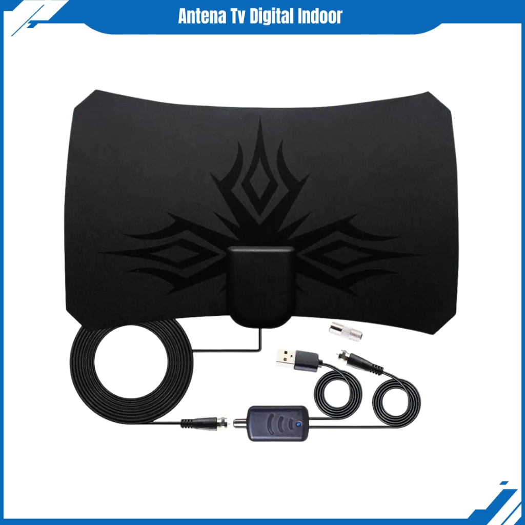 Jual Antena TV HD Digital Indoor plus Booster antena Digital Termurah ...