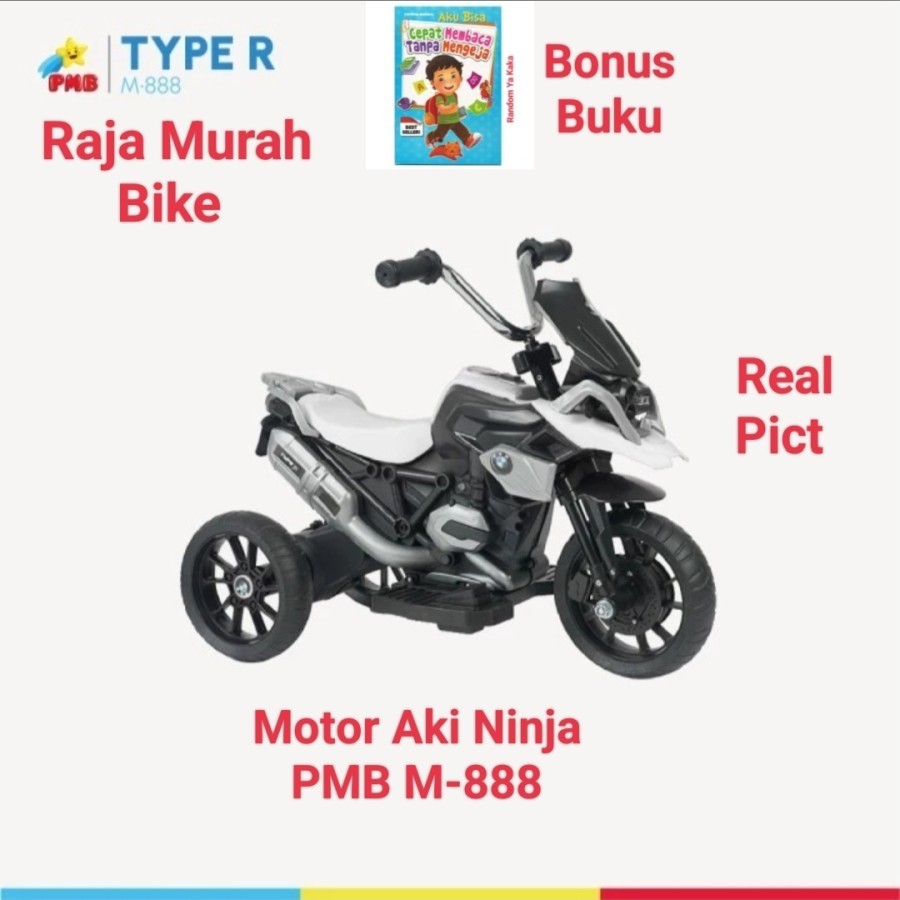 Jual Motor Aki PMB M-888 Motoran Aki PMB M888 Mainan Anak Motor Aki ...
