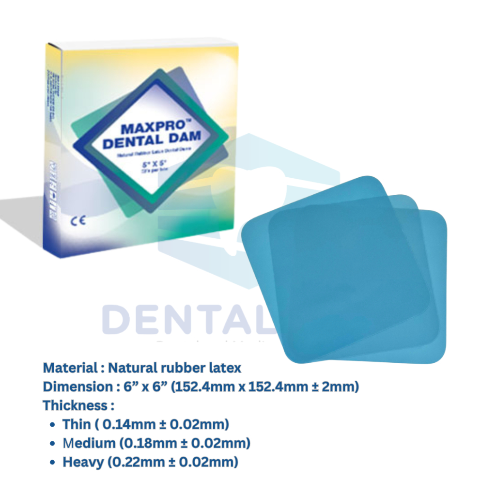 Jual NRS Dental Rubber Dam Sheet Maxpro | Dental Dam Rubberdam | Shopee ...