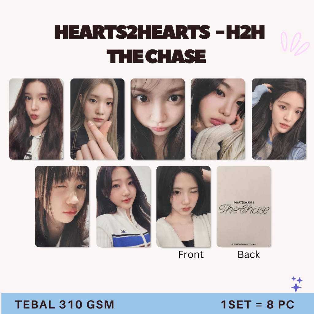 Jual Photocard hearts2hearts The Chase H2H - H2H fotocard (ISI 8 PC ...