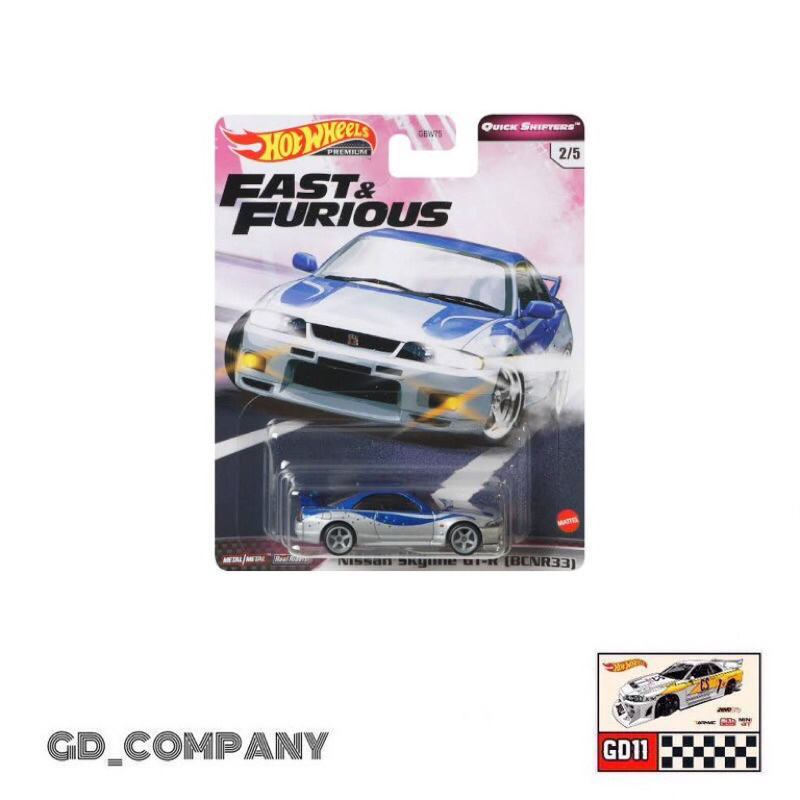 Jual Hot wheels premium nissan skyline r33 fast and furious (free ...