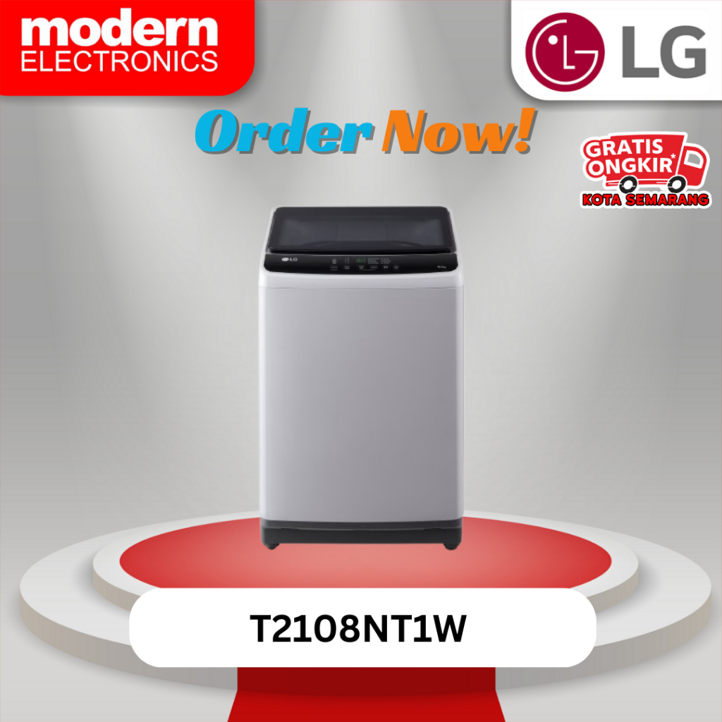 Jual LG MESIN CUCI T2108NT1W TOP LOADING 8KG | Shopee Indonesia