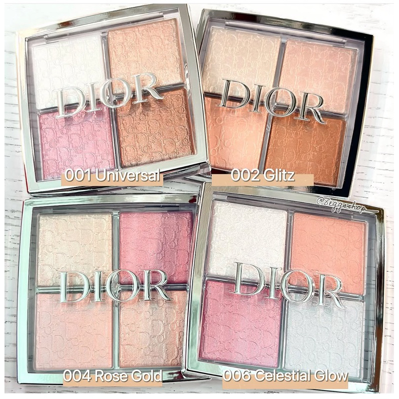 Jual Dior Backstage Glow Face Palette 10gr 001 universal / 002 glitz / 003 pure gold / 004 rose ...