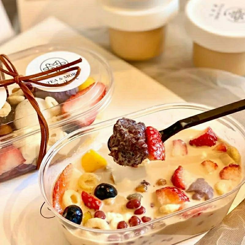 Jual MIKA OVAL BESAR TIRAMISU Cheesecake 450 ML (10 PCS) | Shopee Indonesia