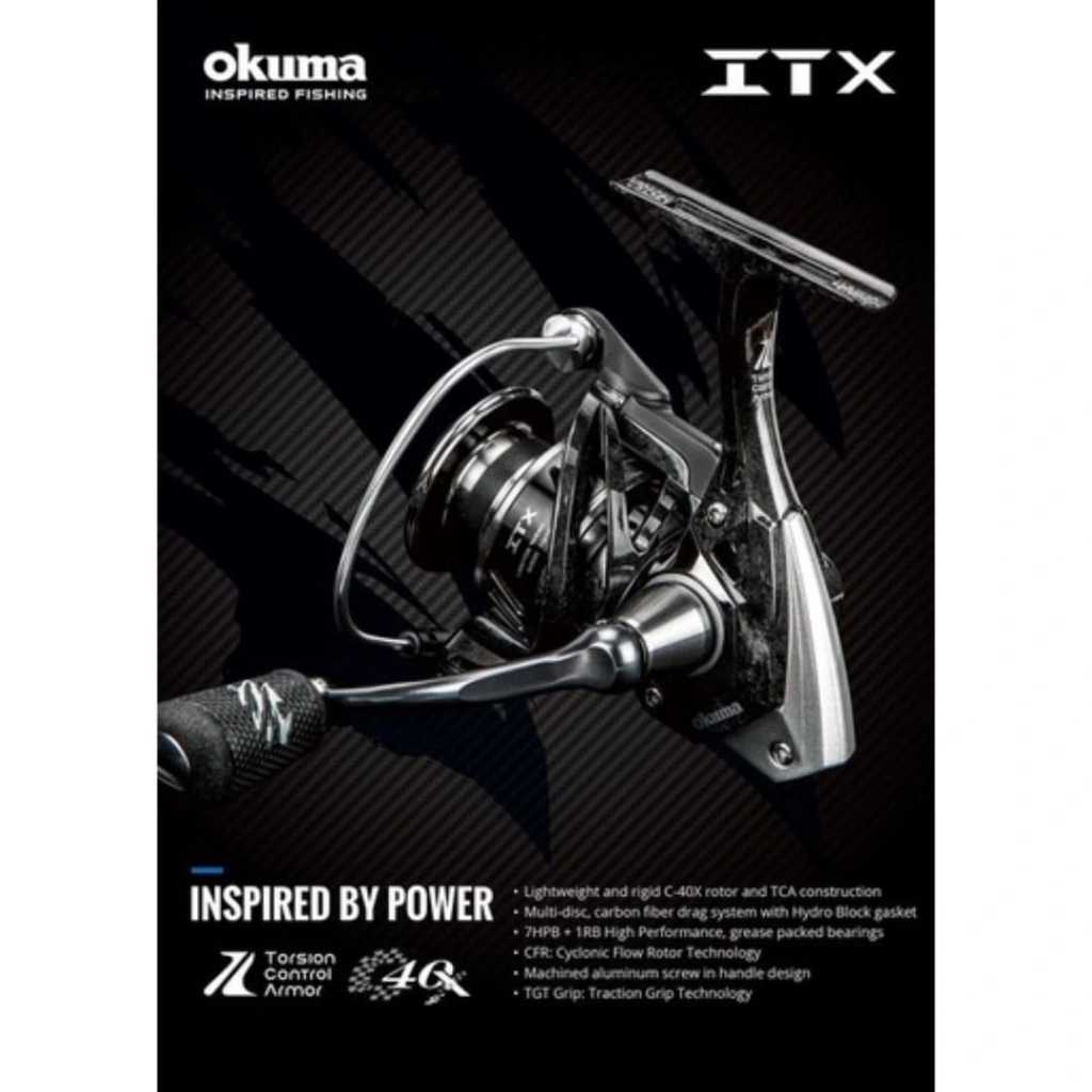 Jual Reel Okuma ITX 1000-4000H Reel Spinning Power Handle | Shopee ...