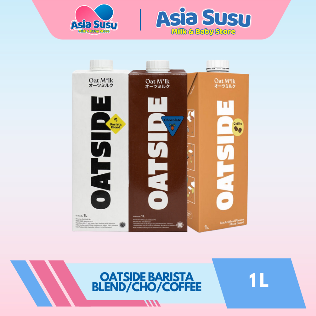 Jual OATSIDE Oat Milk 1L (Kemasan Tutup Botol) | Susu Oat | Shopee ...