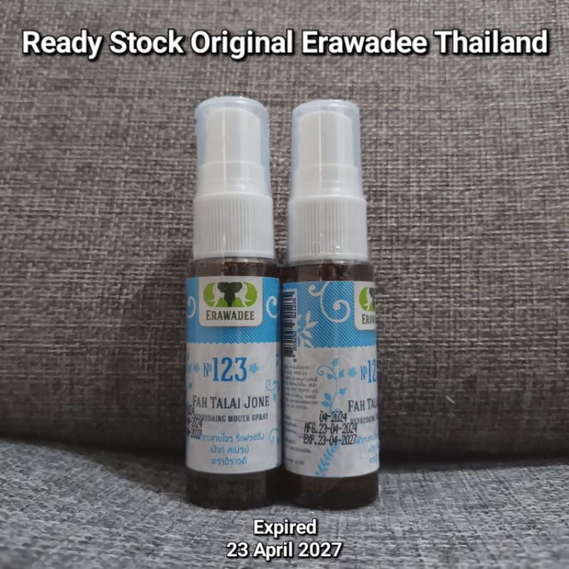 Jual Erawadee 123 Fah Talai Jone / Erawadee Herbal Throat Spray ...