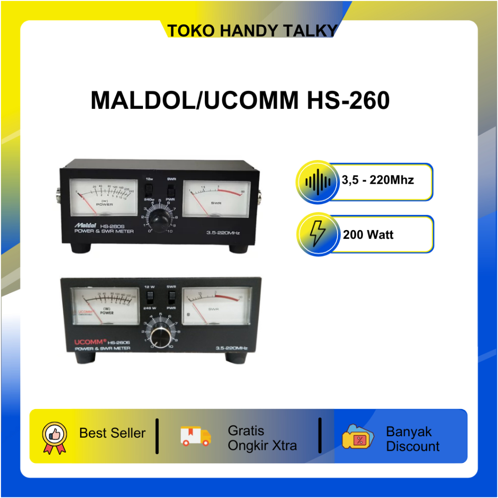 Jual Power & SWR Meter Maldol HS260 | Shopee Indonesia