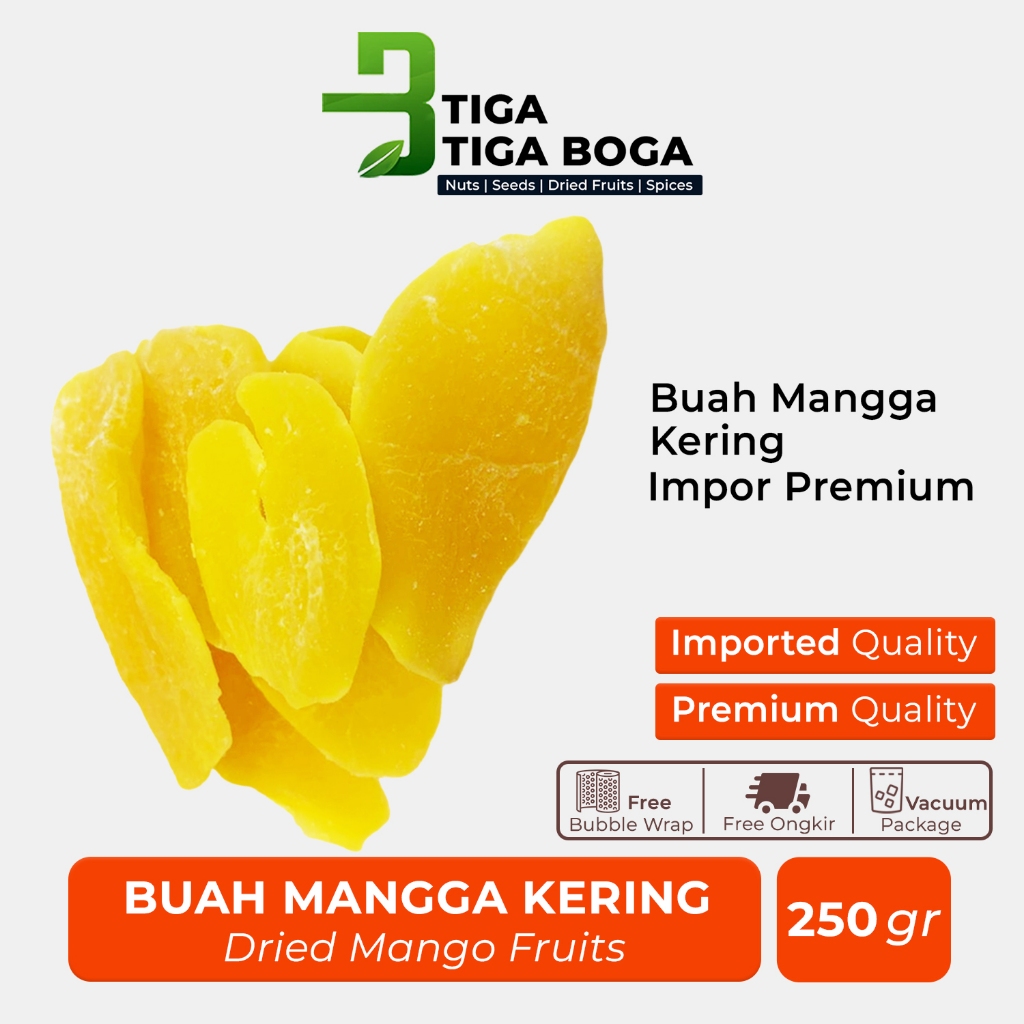 Jual Buah Mangga Kering / Dried Mango Fruit 250 Gram | Shopee Indonesia