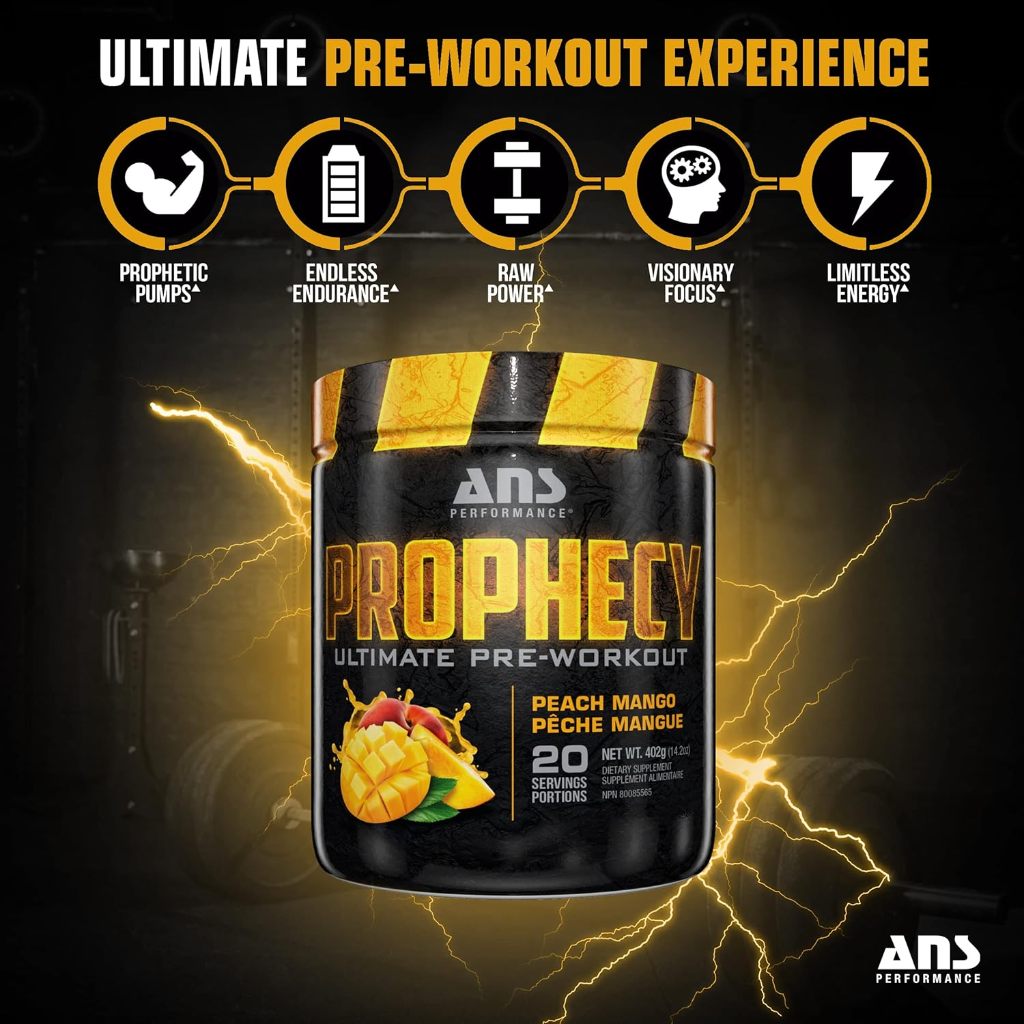 Jual ANS PROPHECY Ultimate PreWorkout 20 Serving PWO 400gr Pre Workout ...