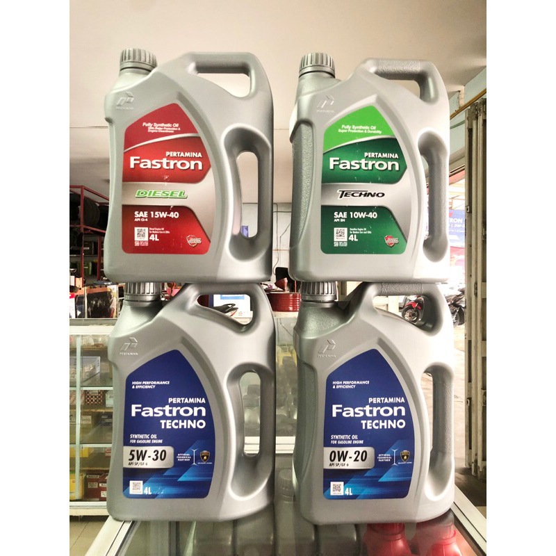 Jual Oli Pertamina Fastron Techno 10w40 / Fastron Diesel 15w40 (4L ...