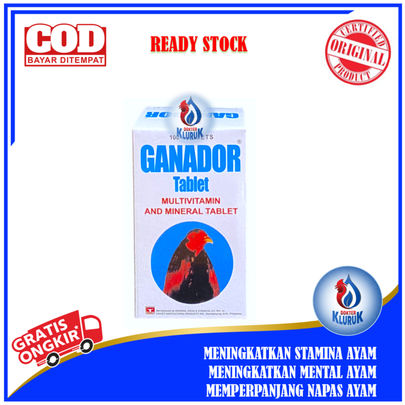 Jual GANADOR/GUNADOR Multivitamin Combo V22 Filipin Ayam Cepat Segar ...