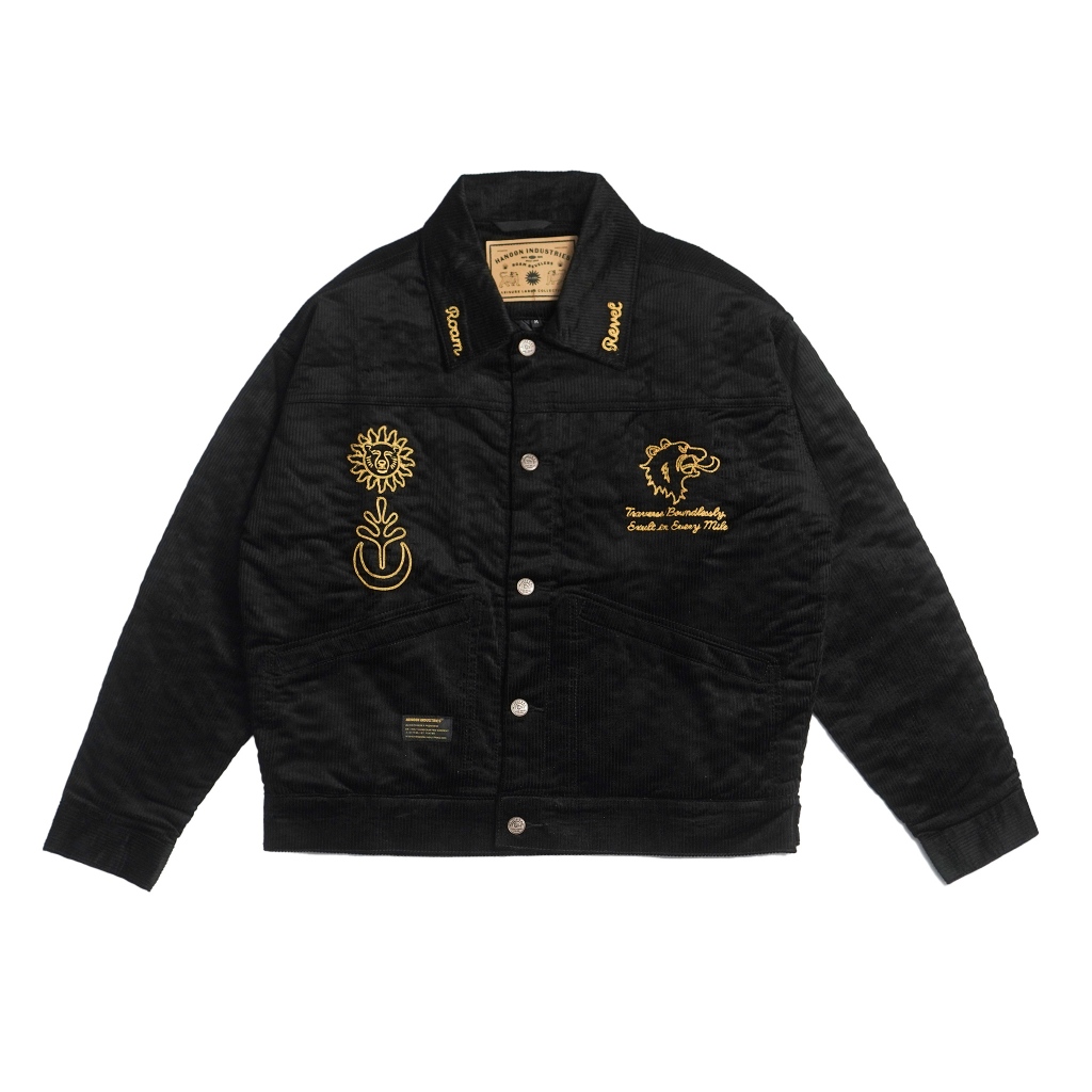 Jual Hanoon Industries – Work Jacket Corduroy Boxy Fit Black Jacket ...