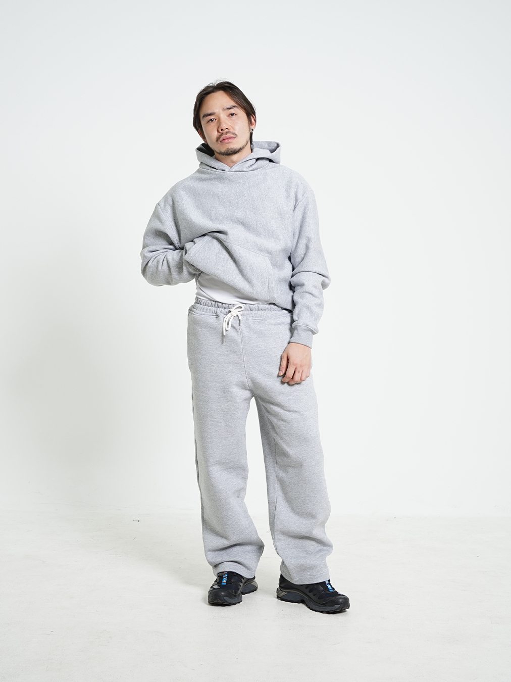 Jual All Around Faded Boxyfit Hoodie Misty 330GSM | Shopee Indonesia