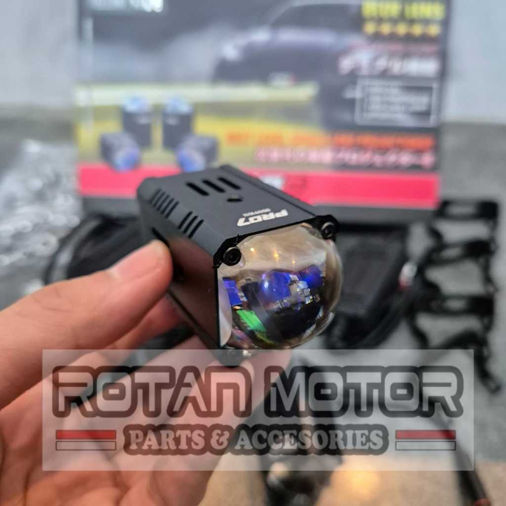 Jual MINI PROJIE PRO7 MP.1TX-R Super LED Blue Lens 4x30W / MP1TXR / MP ...