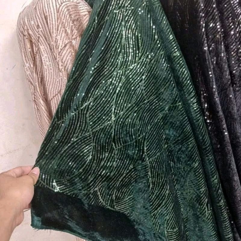 Jual Bahan Bludru motif full Squint terbaru lembut dan Adem harga per ...