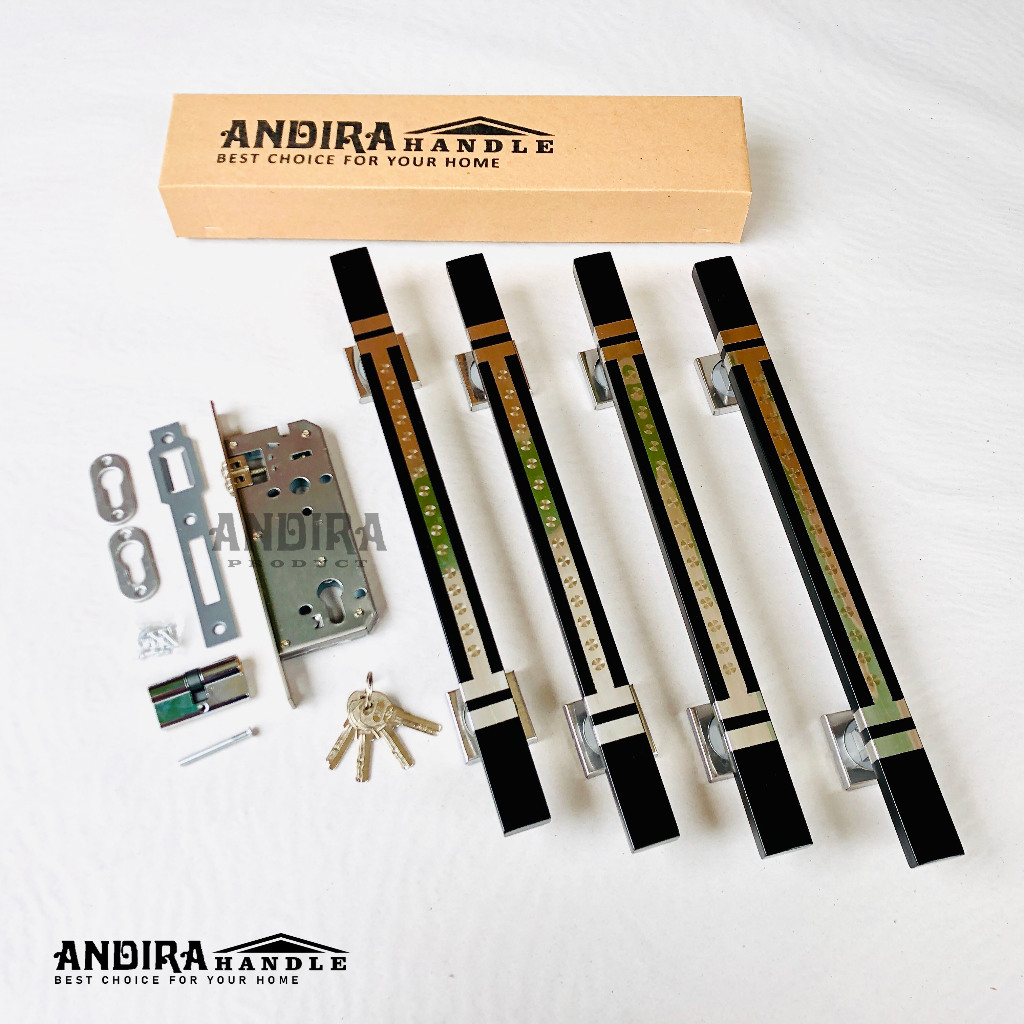 Jual Paket Hemat 4 pcs Handle Pintu Tipe GR-1530 Stainless Panjang 35 ...