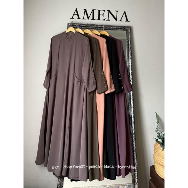 Jual AMEENA ABAYA | ZOYA ABAYA CANTIK | ABAYA MURAH | ABAYA POLOS ...