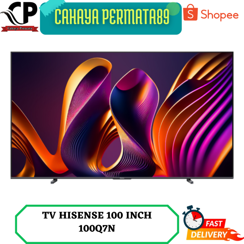 Jual HISENSE 100Q7N SMART GOOGLE TV QLED 100 INCH DOLBY ATMOS 144Hz ...