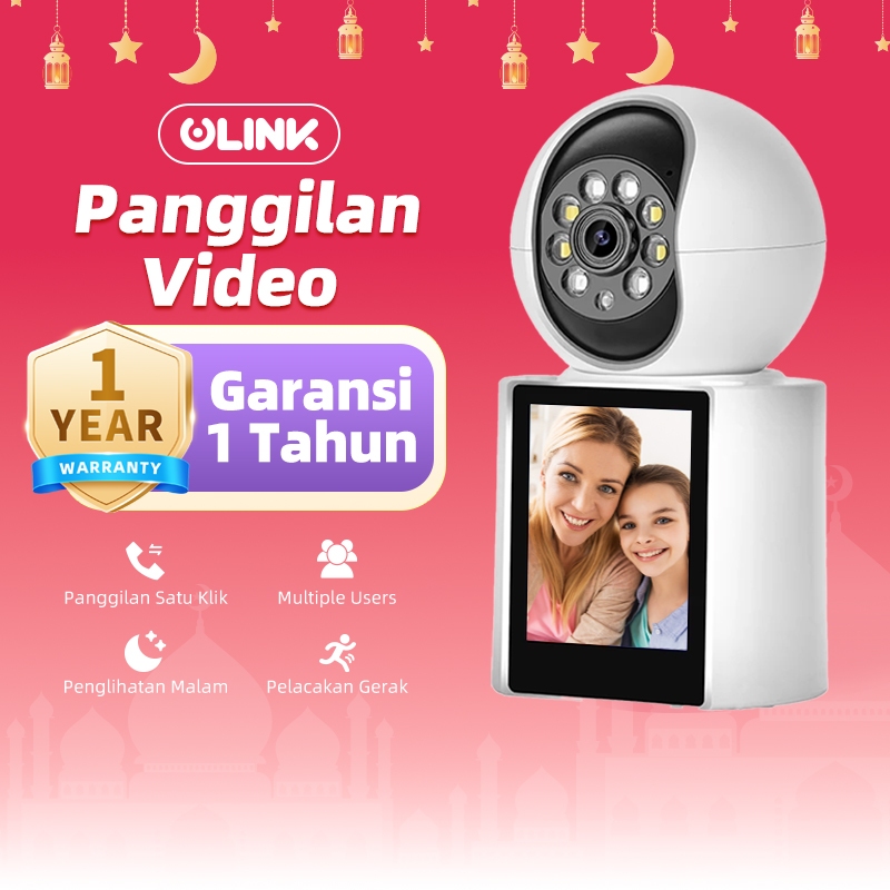 Jual ULINK Q20 3MP dua arah visual CCTV satu klik video dua arah suara ...